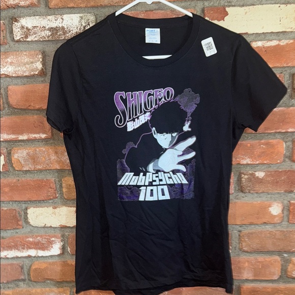 Port and Company | Tops | Mob Psycho 0 Shigeo Purple Tshirt | Poshmark